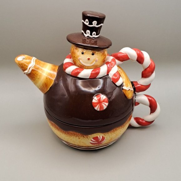 Cracker Barrel | Dining | Cracker Barrel Gingermint Stacking Tea Set ...